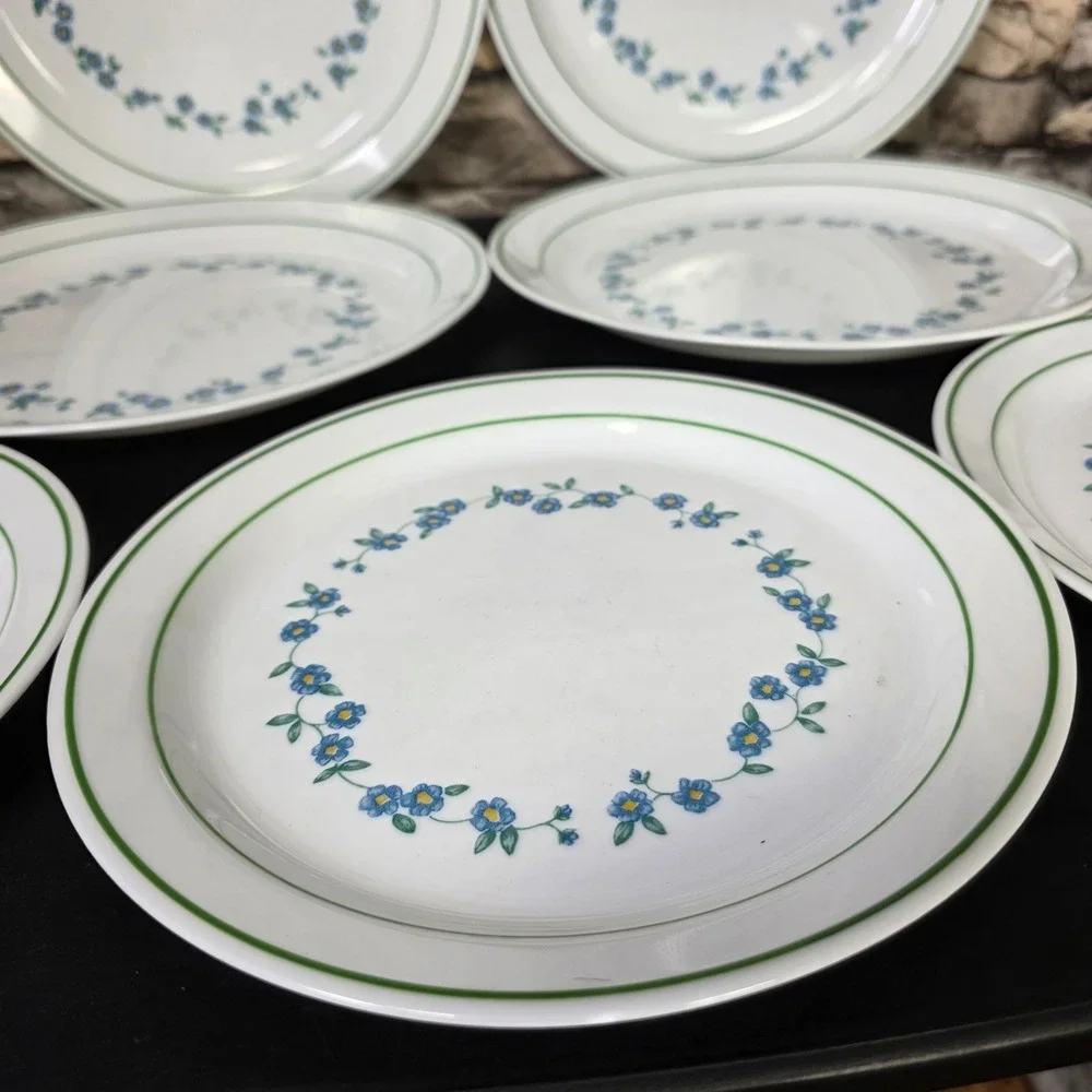 Corelle | Dining | Corelle Forget Me Not Dinner Plates 7 Piece Set 25 8 ...